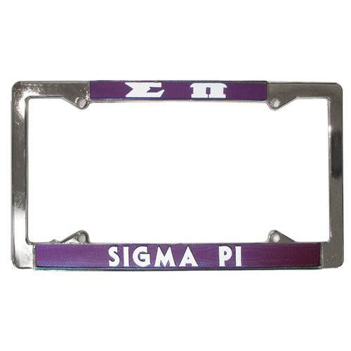 Sigma Pi New License Plate Frame - Greek Gear