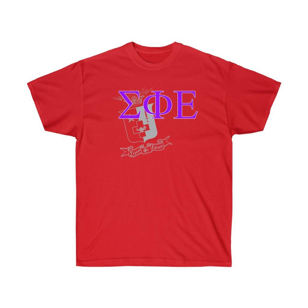 Sigma Phi Epsilon Greek Crest Cotton Tee - Greek Gear