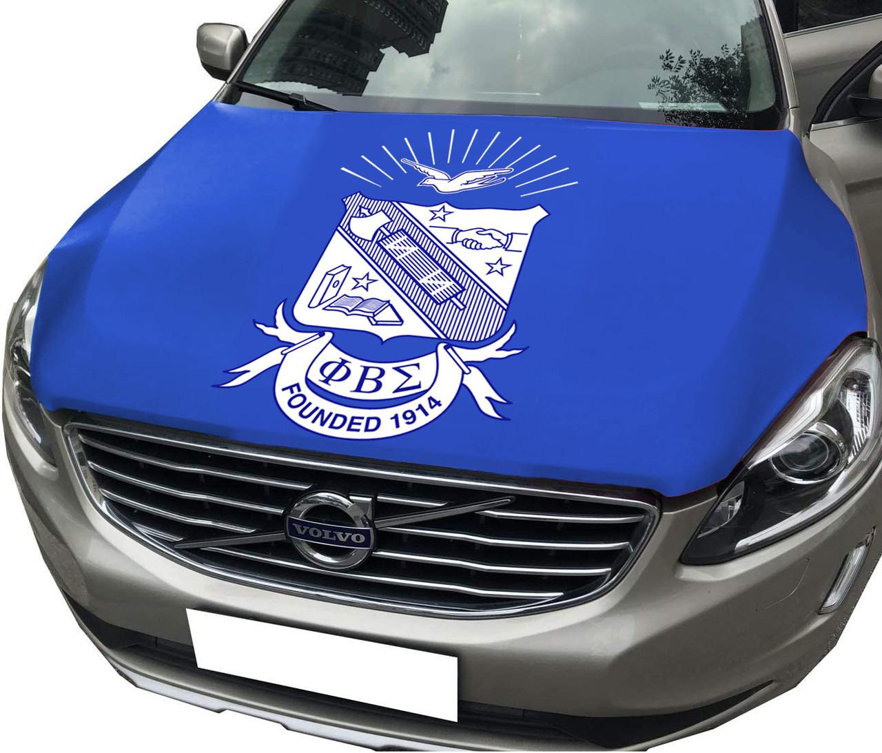 Phi Beta Sigma Car Hood Cover – Fraternity Auto Accessory (47" x 57")