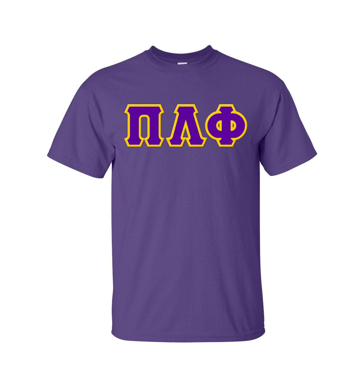 Pi Lambda Phi Lettered Tee - Greek Gear