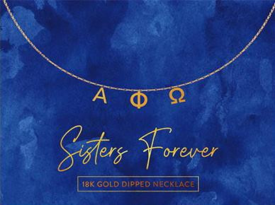 Alpha Phi Omega Name Necklaces - Greek Gear