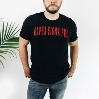 Alpha Sigma Phi Letterman T-Shirt - Greek Gear