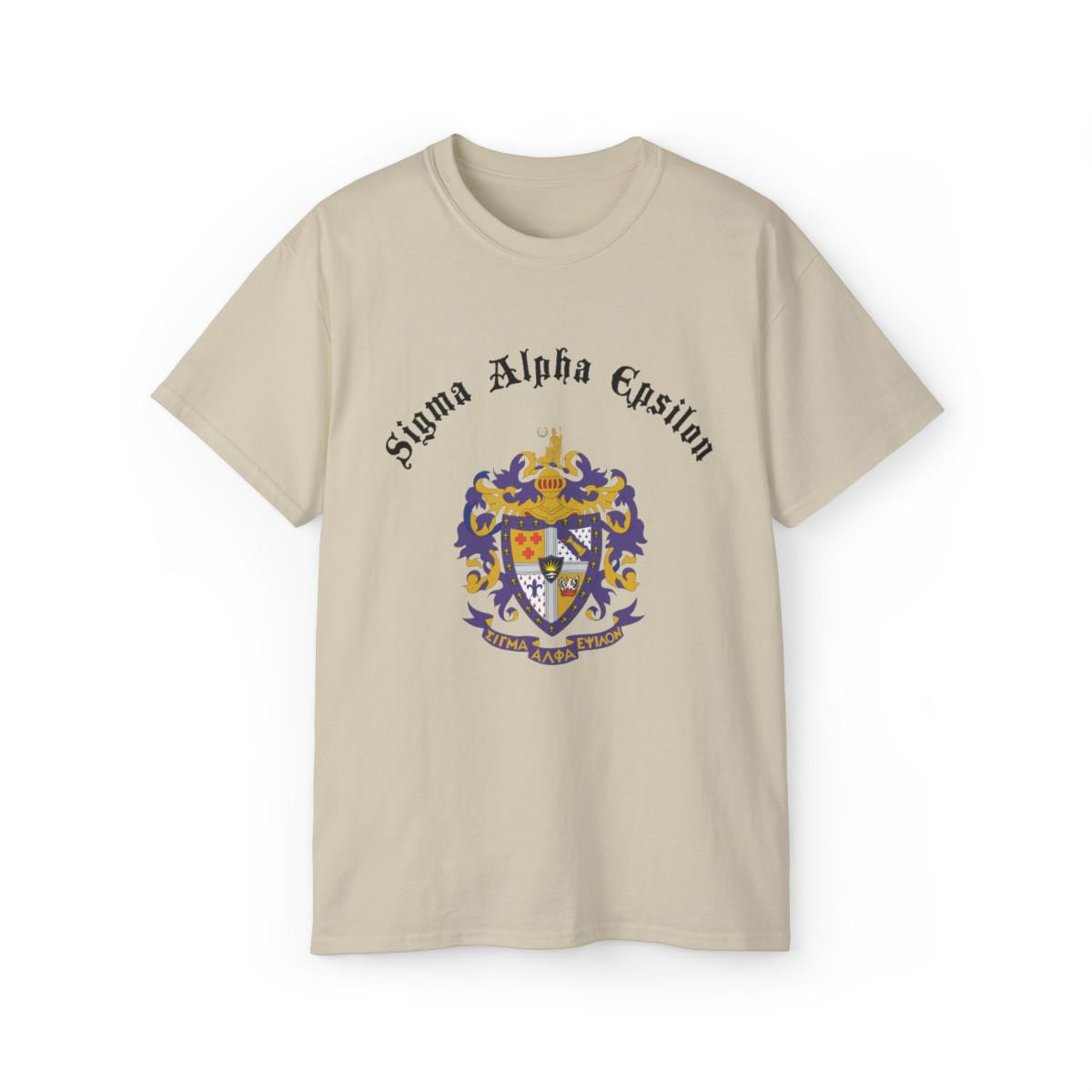 Sigma Alpha Epsilon Vintage Crest T-Shirt - Greek Gear