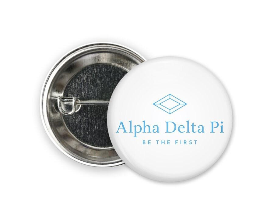 ADPi Alpha Delta Pi Logo Diamond Button - Greek Gear