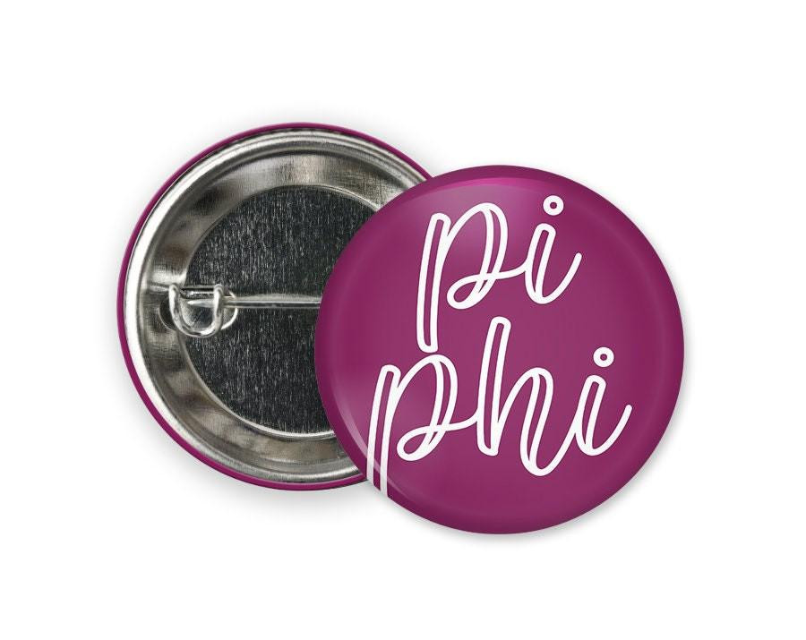 PiPhi Pi Beta Phi Kem Button - Greek Gear