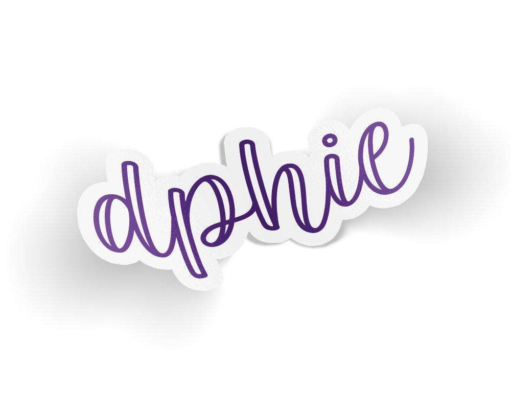 DPhiE Delta Phi Epsilon Zem Sticker - Greek Gear