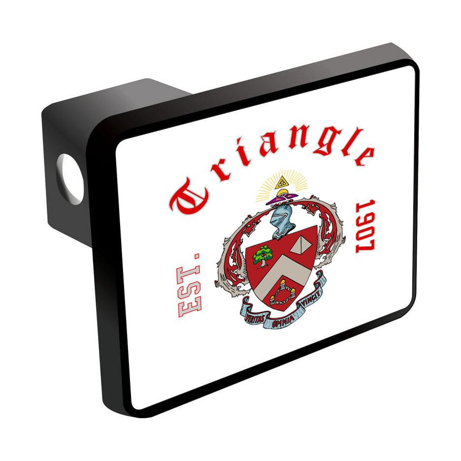 Triangle Trailer Hitch Cover Insert - Greek Gear