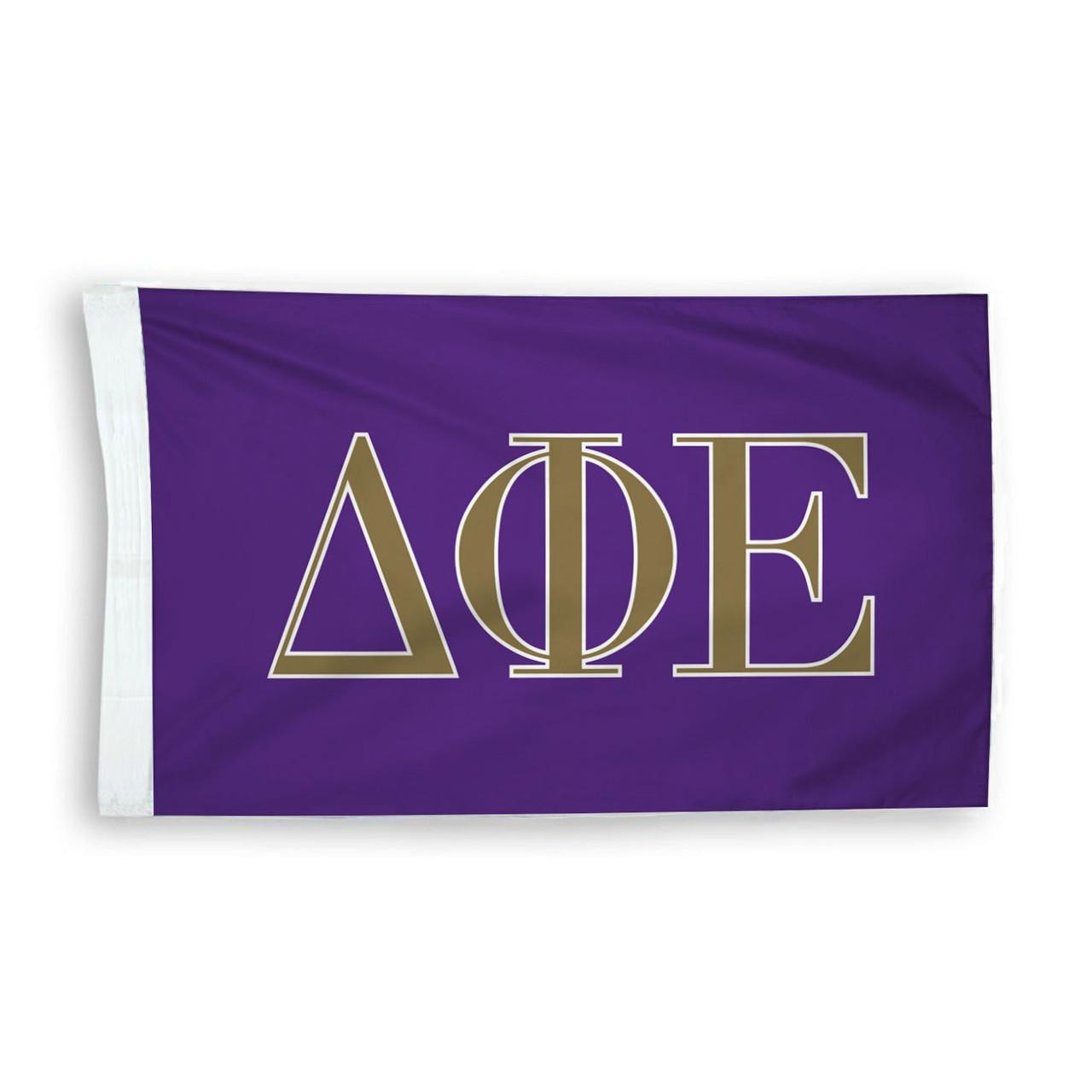 Delta Phi Epsilon New 2 Color Flags - Greek Gear