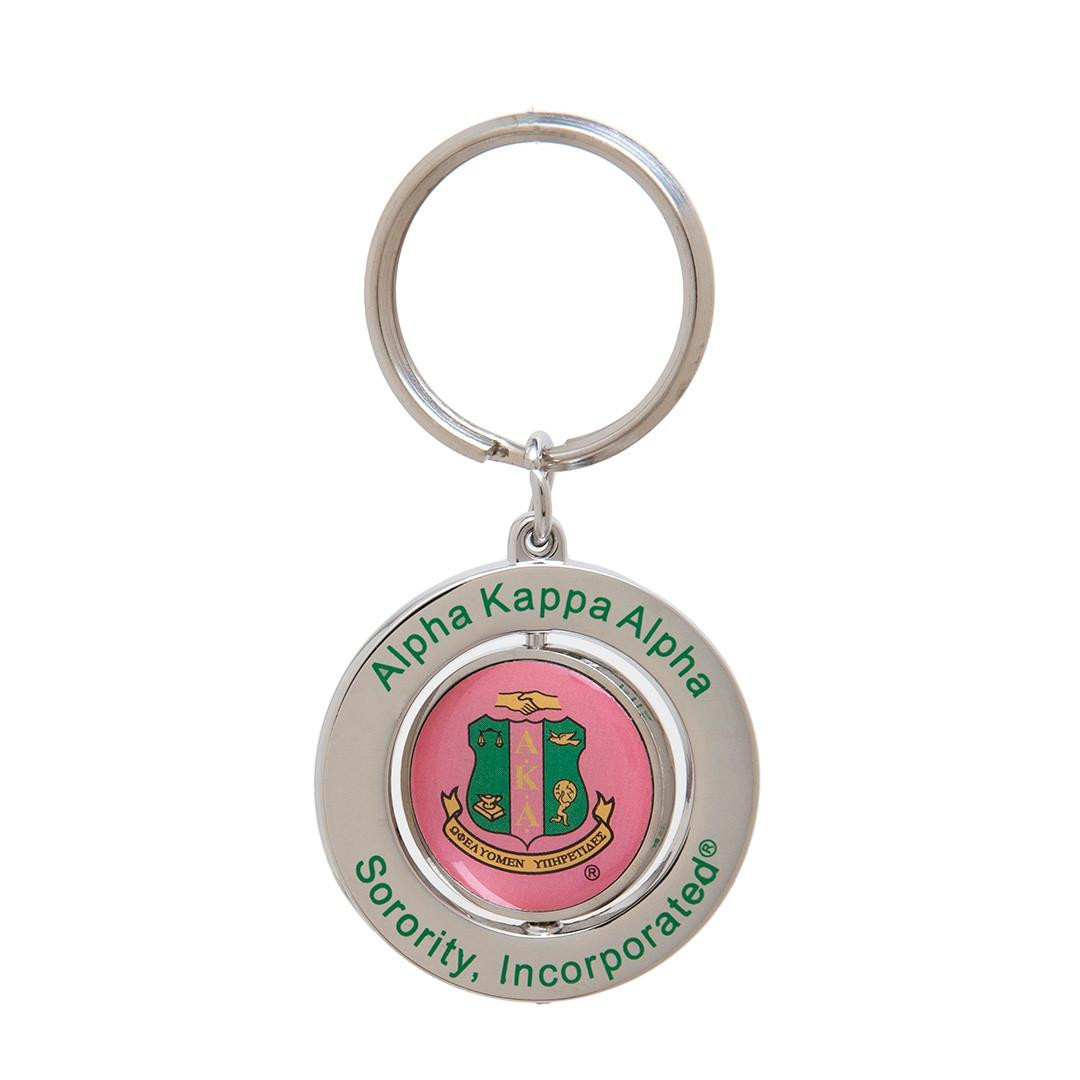 Alpha Kappa Alpha Spinner Key Ring - Greek Gear