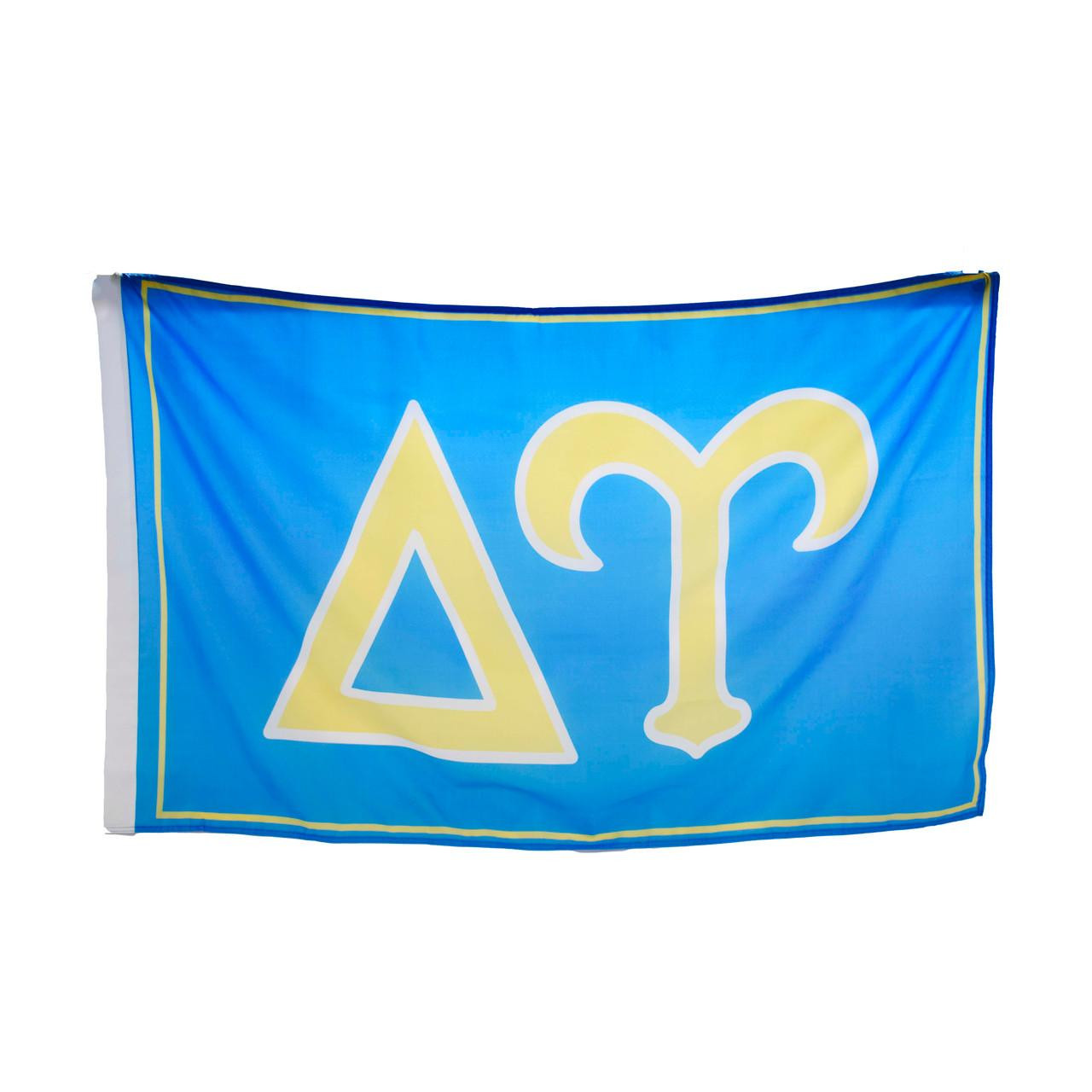 Delta Upsilon New 2 Color Flags - Greek Gear
