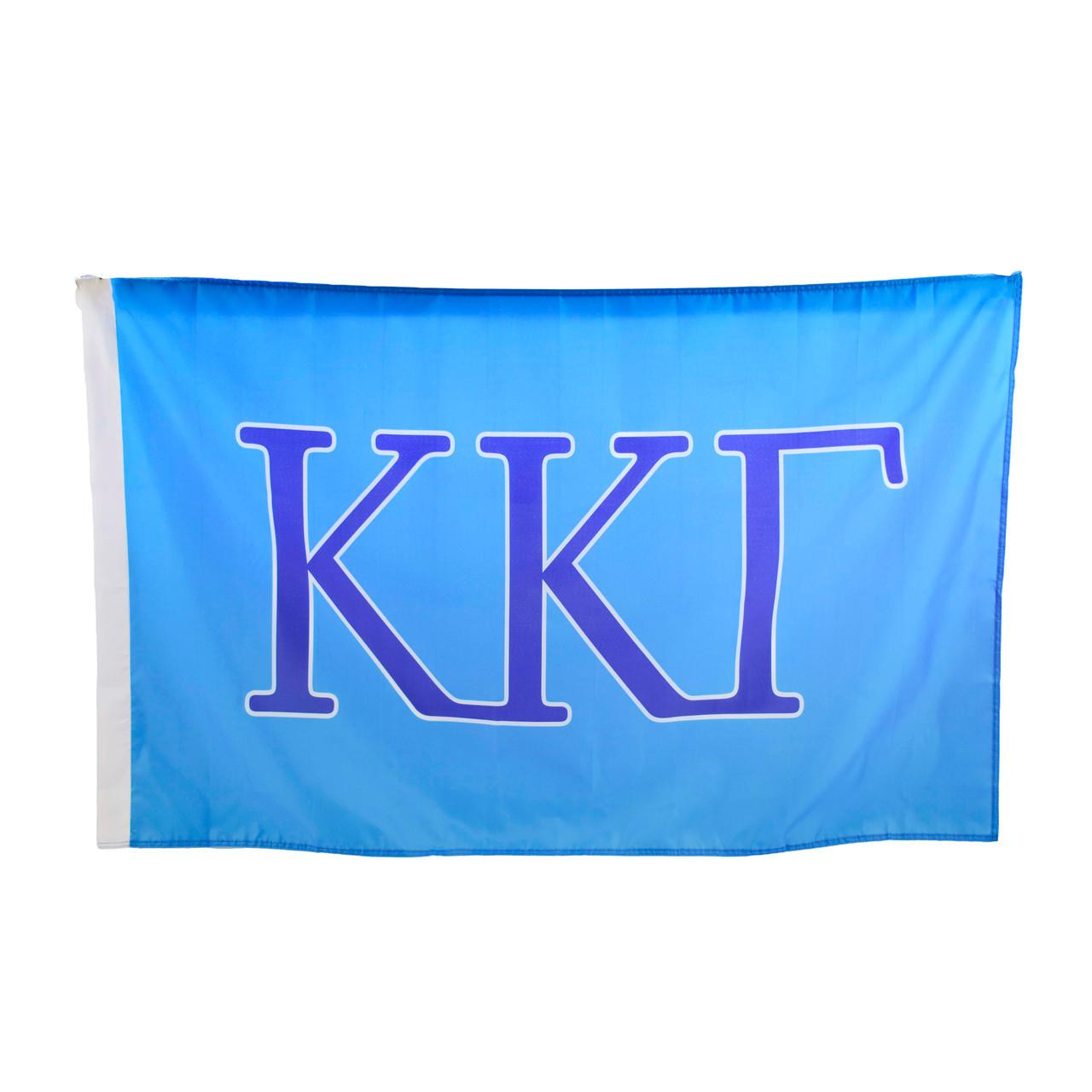 Kappa Kappa Gamma New 2 Color Flags - Greek Gear
