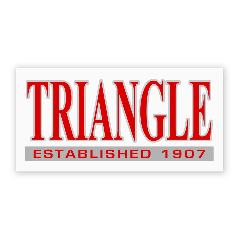 Triangle Letters Classic Sticker - Greek Gear