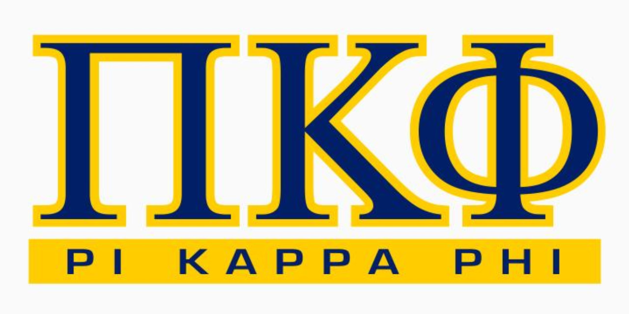 Pi Kappa Phi Letters Classic Sticker - Greek Gear