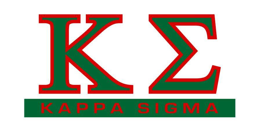Kappa Sigma Letters Classic Sticker - Greek Gear