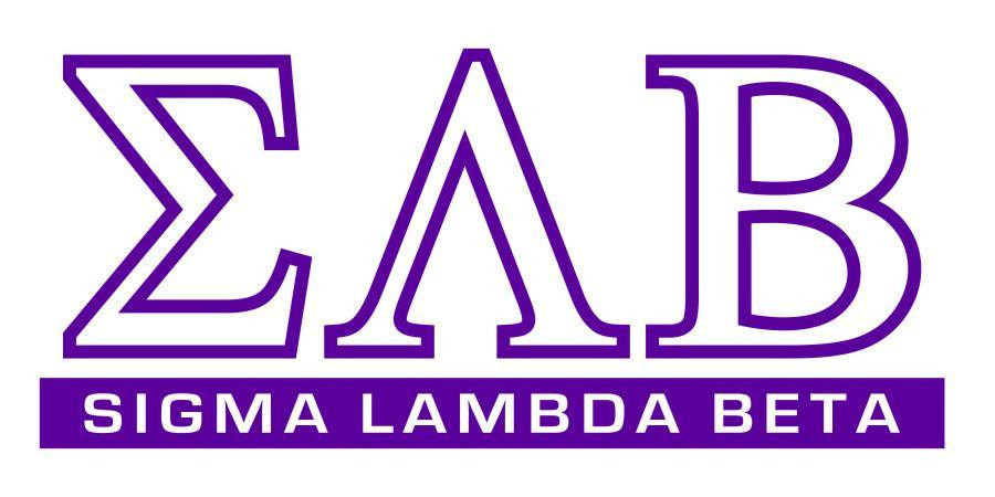 Sigma Lambda Beta Letters Classic Sticker - Greek Gear