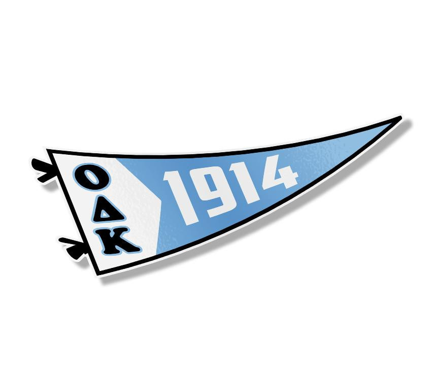 Omicron Delta Kappa Pennant Sticker - Greek Gear