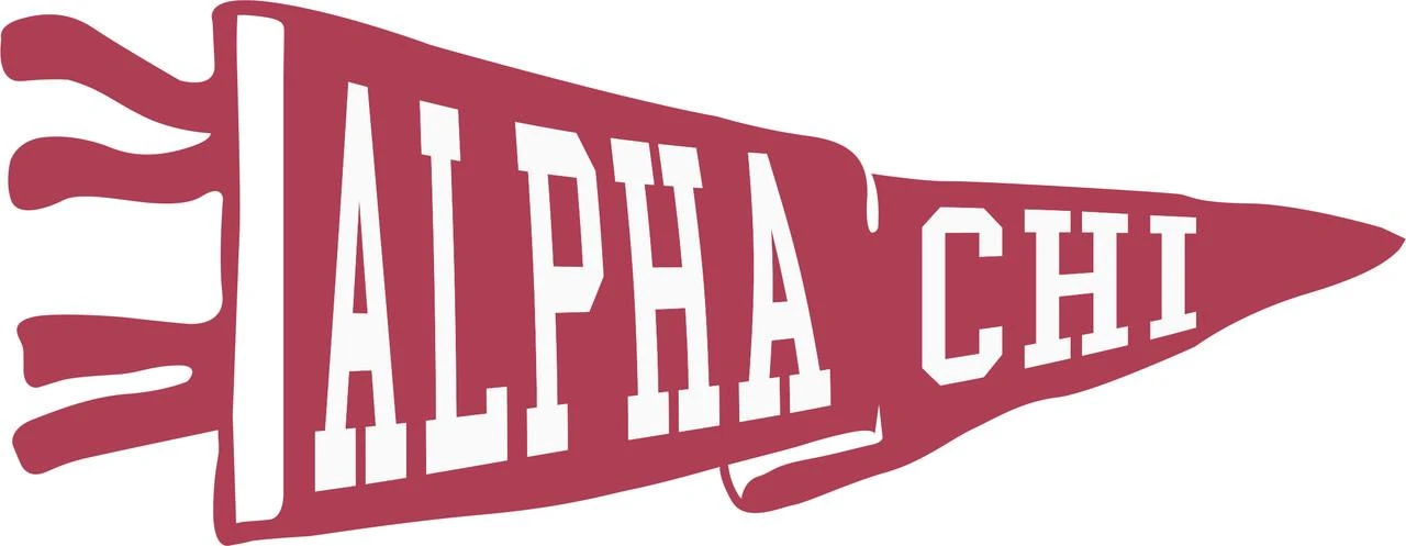 Alpha Chi Omega Pennant Decal - Greek Gear