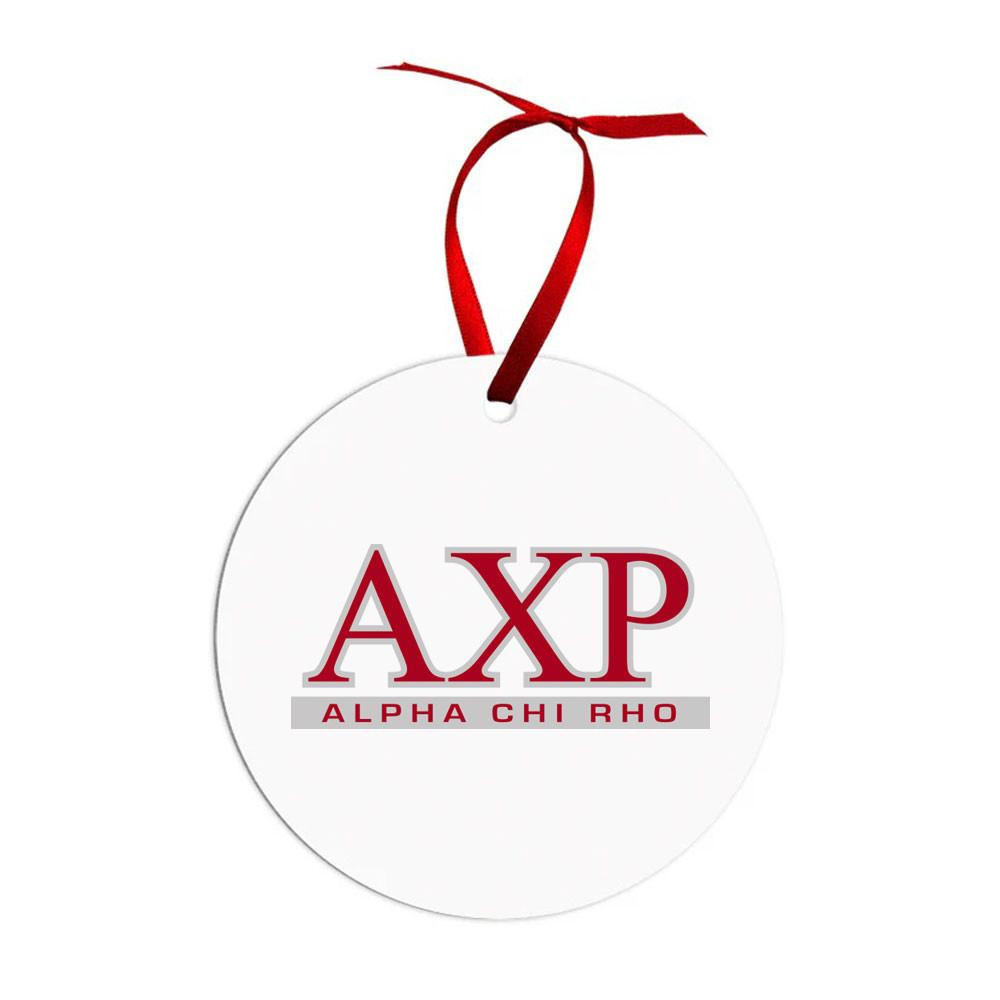 Alpha Chi Rho Classic Circle Ornaments - Greek Gear