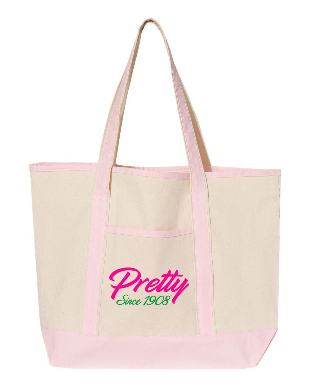 Alpha Kappa Alpha Pretty Since 1908 Sailing Tote Bag - Greek Gear