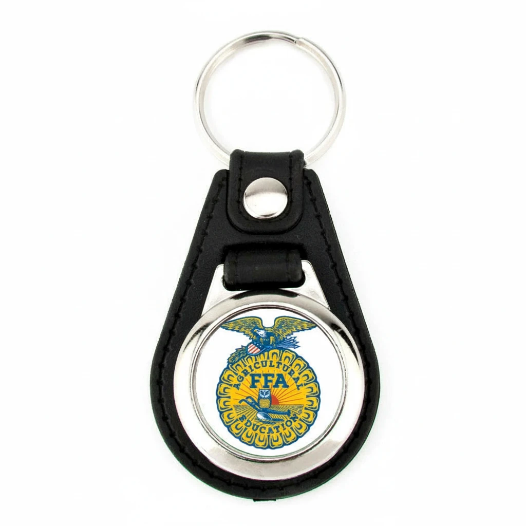 FFA - National FFA Organization Leatherette Teardrop Key Chain - Greek Gear