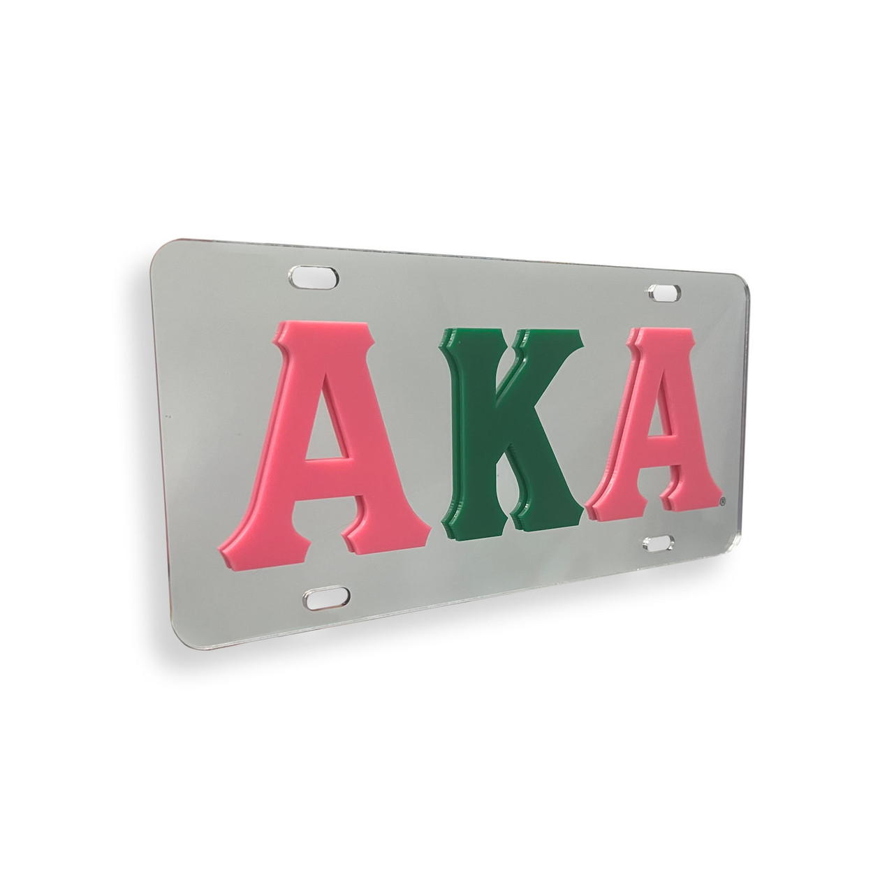 Alpha Kappa Alpha Mirror Background Plate, Mixed