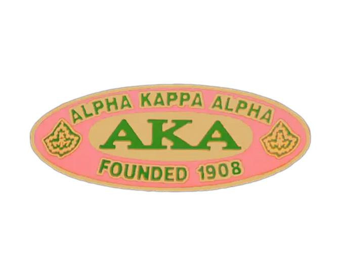 Alpha Kappa Alpha Oval Founded Pin - Greek Gear