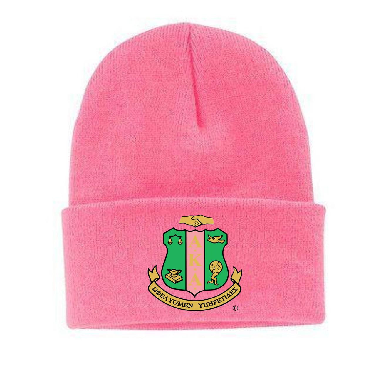 Alpha Kappa Alpha Knit Beanie - Greek Gear