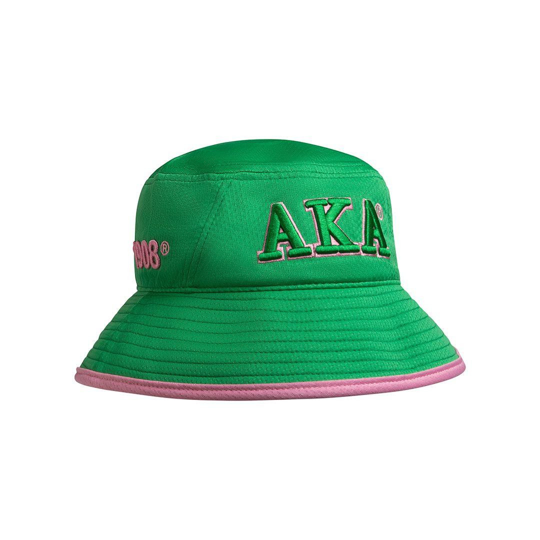 Alpha Kappa Alpha Original Bucket Hat - Green - Greek Gear