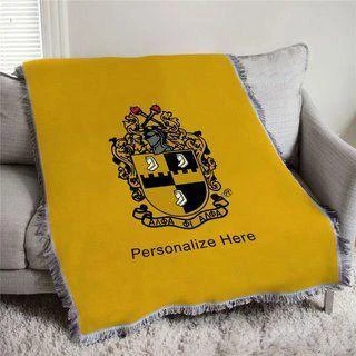 Alpha Phi Alpha Full-Color Crest Afghan Blanket – Fraternity Throw