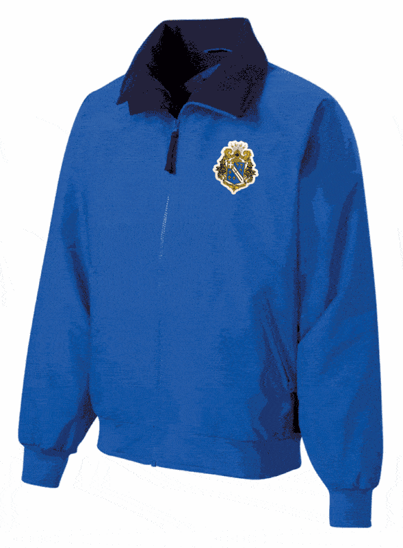 Alpha Phi Omega Crest - Shield Challenger Jacket - Greek Gear