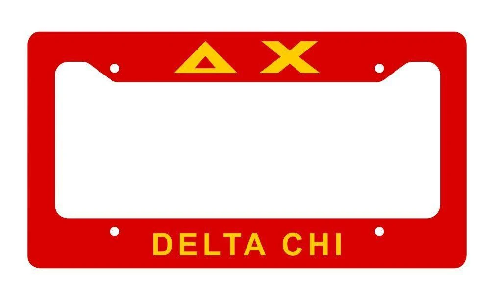 Custom Greek License Plate Frame - Greek Gear
