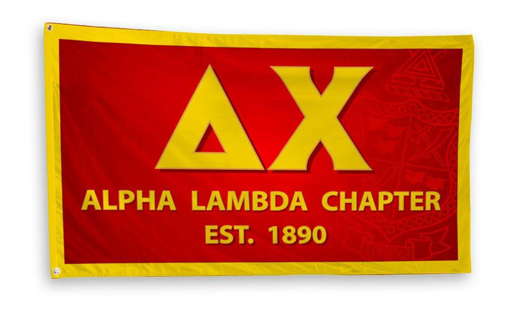 Delta Chi 3 x 5 Flag - Greek Gear