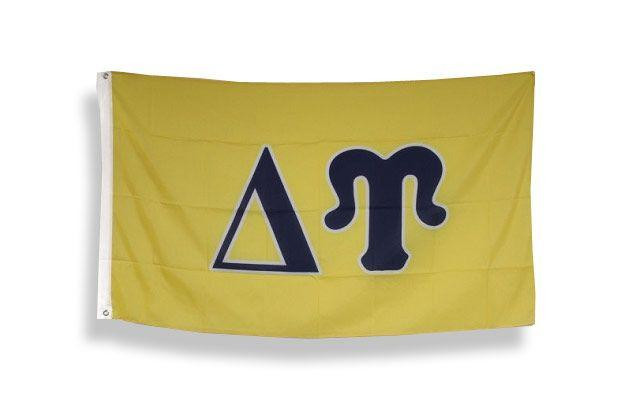 Delta Upsilon Big Greek Letter Flag - Greek Gear