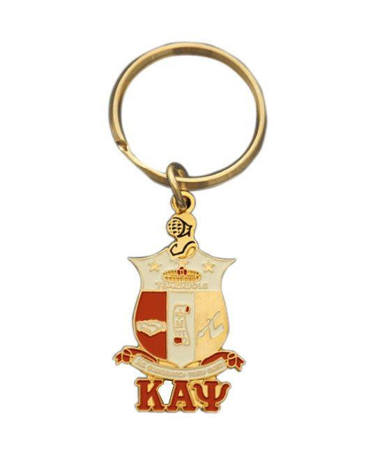 Kappa Alpha Psi Shield Key Chain – Fraternity Crest Key Ring Accessory