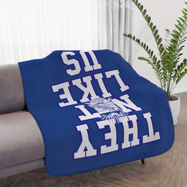 They Not Like Us Phi Beta Sigma Sherpa Blanket - Greek Gear