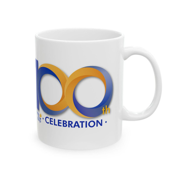 100th Celebration Alpha Phi Omega Ceramic Coffee Cup, 11oz - Greek Gear
