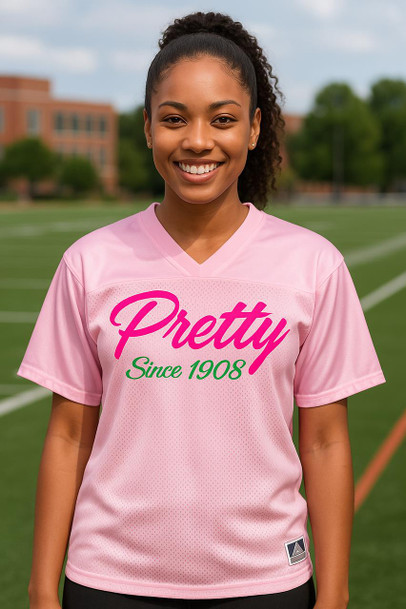 Alpha Kappa Alpha Pretty Since 1908 Stadium Replica Football Jersey ...
