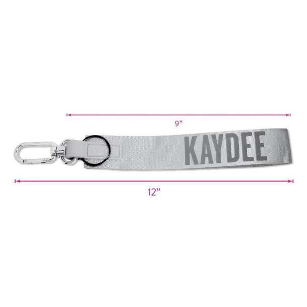 Zeta Phi Beta Polyester Strap Keychain - Greek Gear