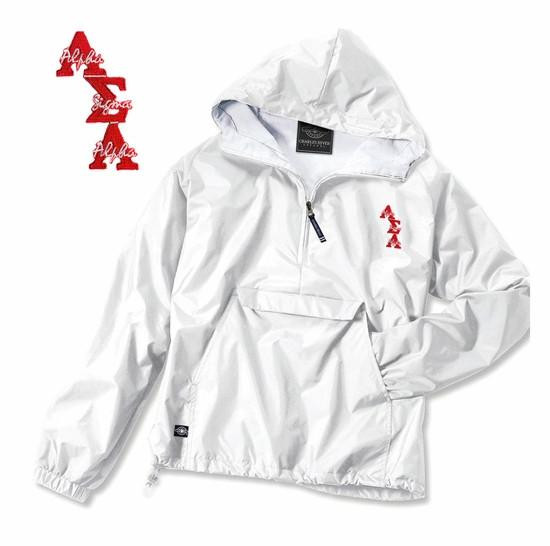 Alpha Sigma Alpha Windbreaker Pullover - Greek Gear