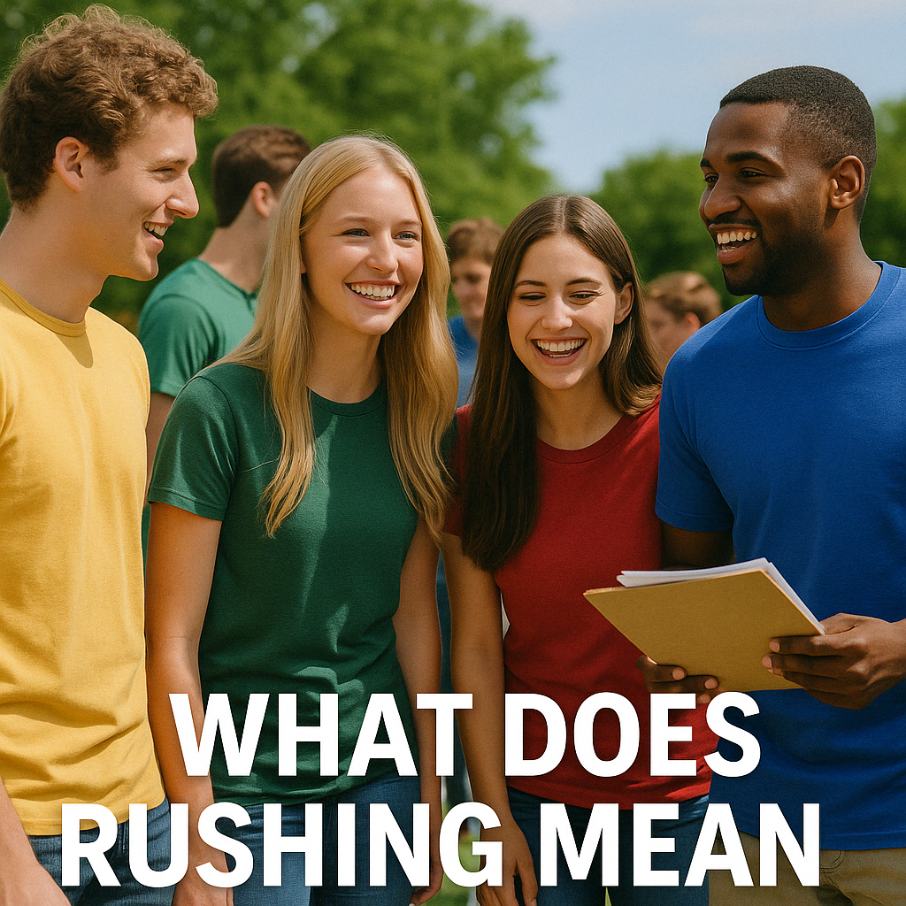 What Does Rushing Mean in College? The Inside Scoop on Going Greek ...
