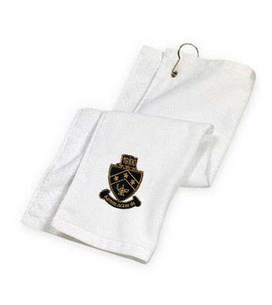 DISCOUNT-Kappa Delta Phi Crest - Shield Golf Towel - Greek Gear