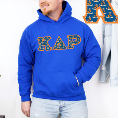 Kappa Delta Rho Fraternity Crest - Shield Twill Letter Hooded ...