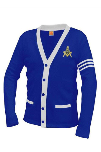 Masonic Varsity Cardigan Sweater - Greek Gear