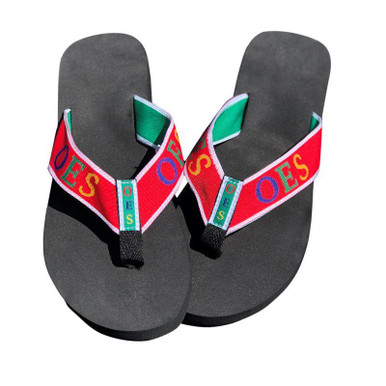 Order of Eastern Star Flip Flops - Greek Gear