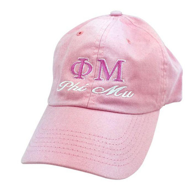 Phi Mu Script Cap - Greek Gear