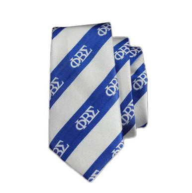 Phi Beta Sigma Tie – Embroidered Stripe Fraternity Neckwear