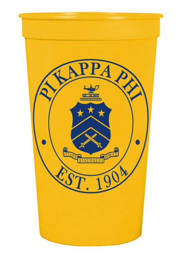 Pi Kappa Phi Big Plastic Stadium Cup - Greek Gear