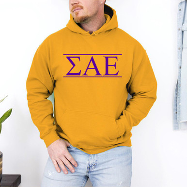 Sigma Alpha Epsilon Logo Hooded Sweatshirt - Greek Gear