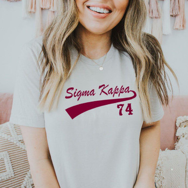 Sigma Kappa Tail T-Shirts - Greek Gear