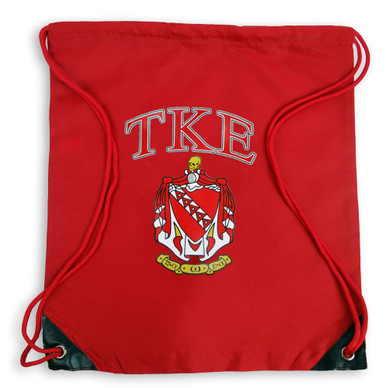 Tau Kappa Epsilon Crest - Shield Cinch Sack - Greek Gear